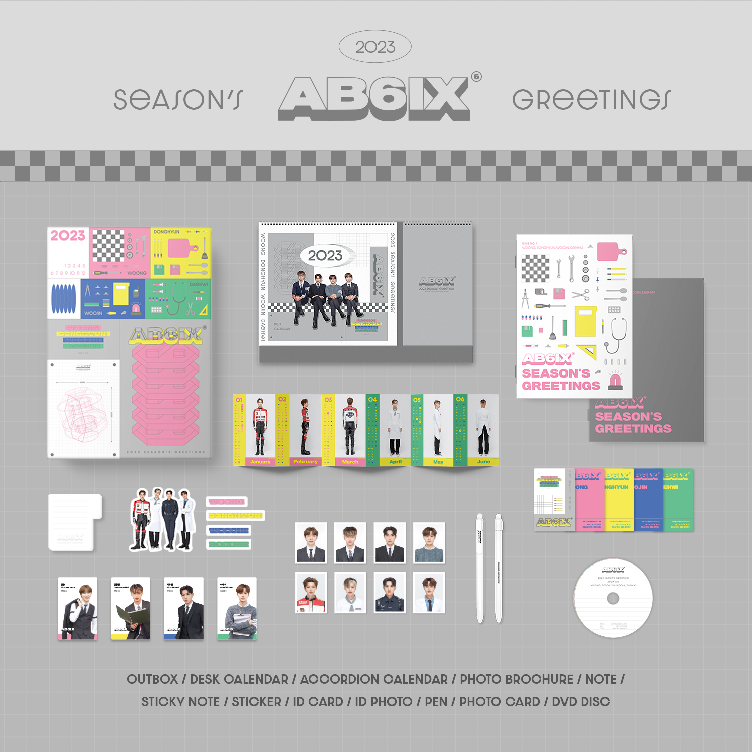 「AB6IX 2023 SEASON’S GREETINGS」日本限定特典付き予約販売が決定！（12/1追記） | AB6IX JAPAN OFFICIAL FANCLUB